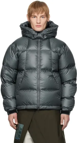Goldwin Pertex Quantum Down Jacket In Urban Gray - 45% Off